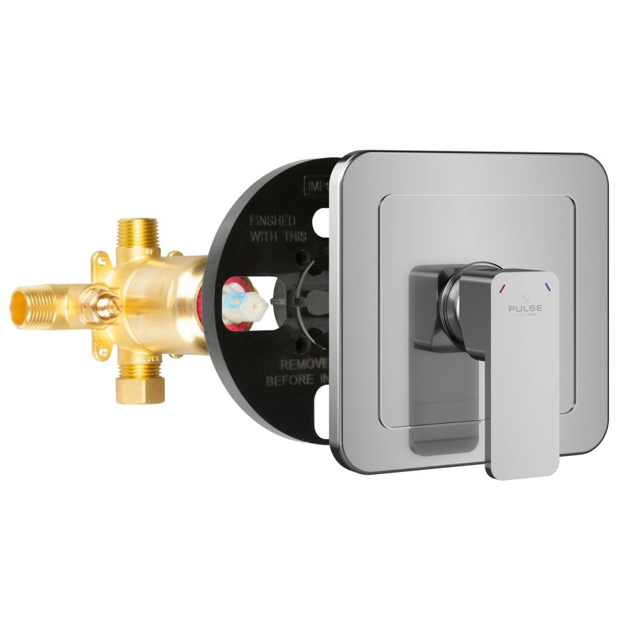 PULSE ShowerSpas Tru-Temp™ Pressure Balance Rough-In Valve and Trim Kit ...